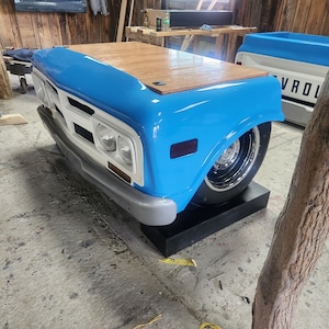 Custom Car Desk Front of a Truck Desk Mancave Furniture - Etsy
