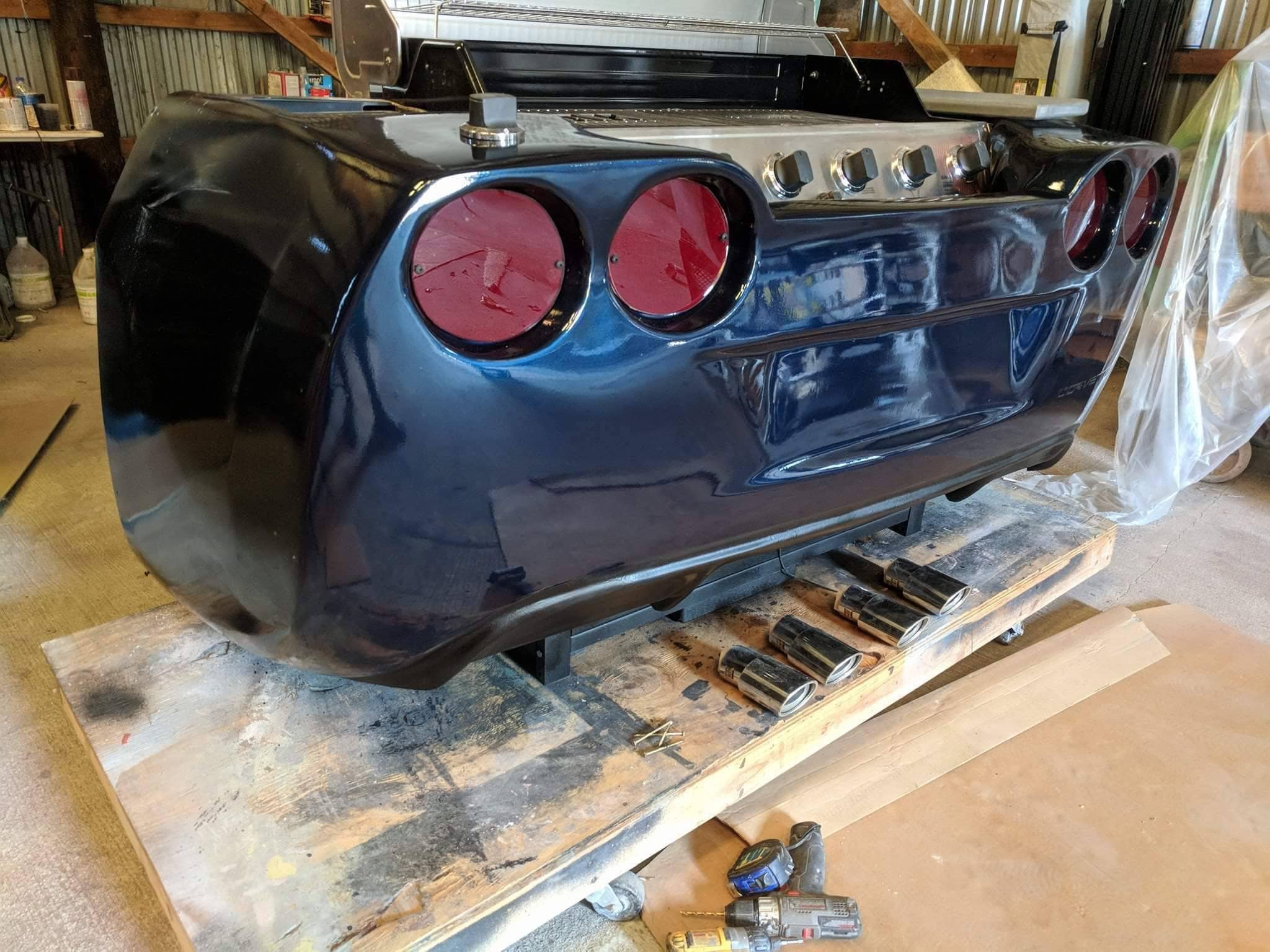 Custom Made BBQ Pit Mancave Decor Car Barbeque Grill - Etsy