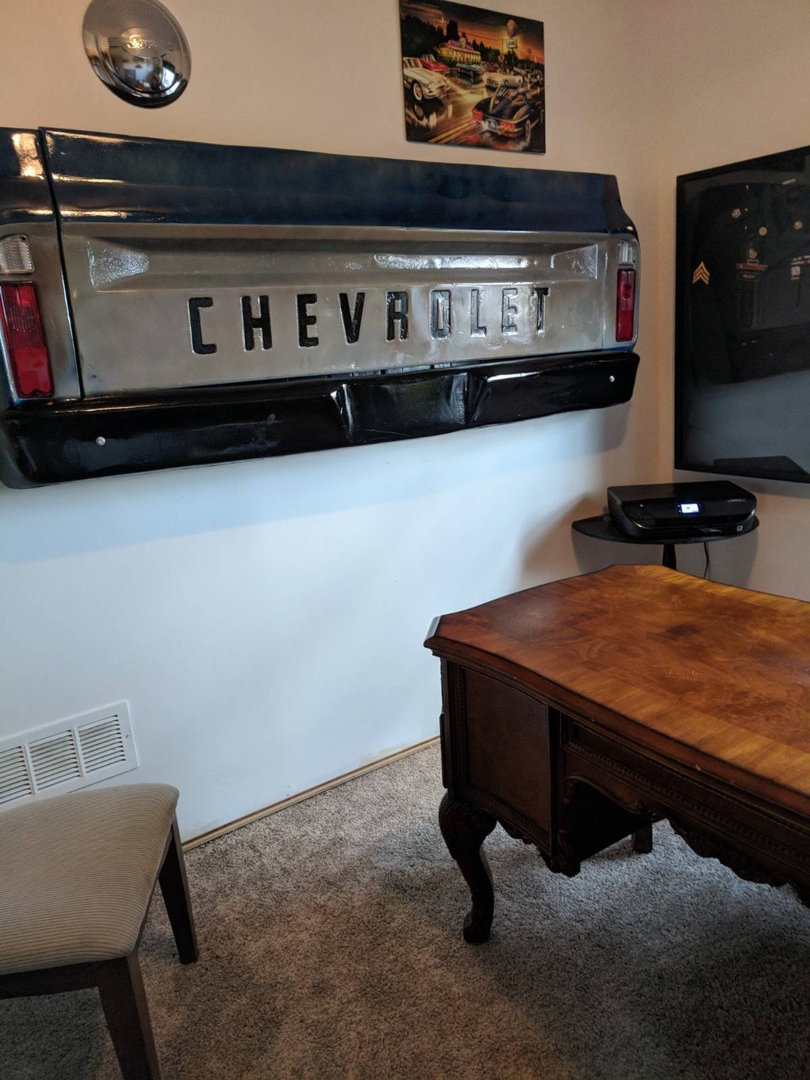 Man Cave Wall Mount Tailgate Bar. Garage Decor - Etsy