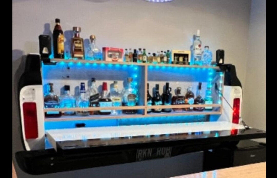 Tailgate Fold Down Bar Tailgate Wall Mount Car Art Office Garage ...
