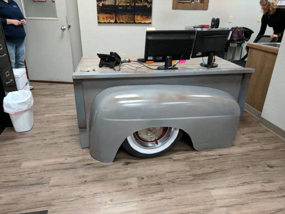 Desk Office Desk Truck Bed Mancave Decor Garage Furniture - Etsy