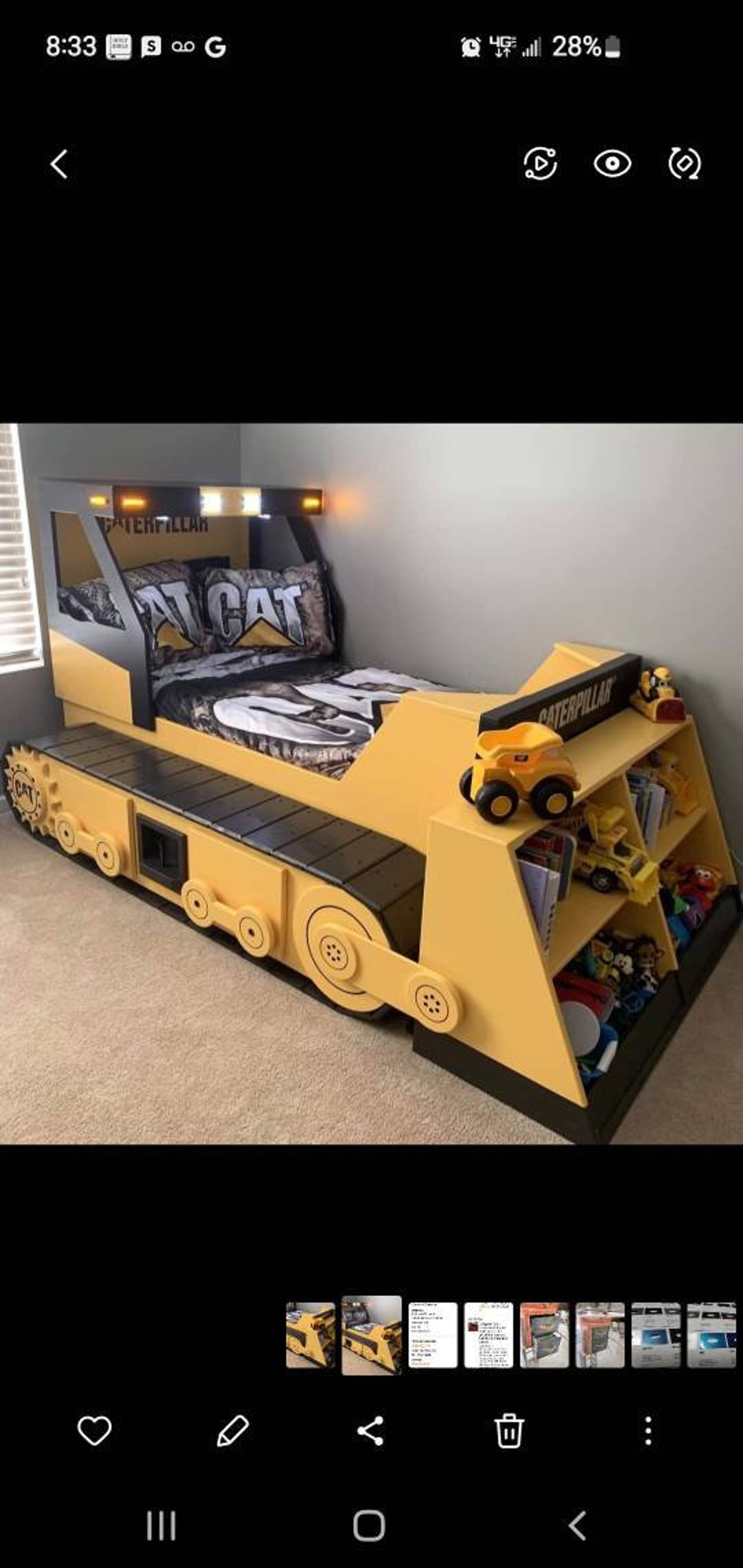 Dozer Bed Bulldozer Bed Twin - Etsy