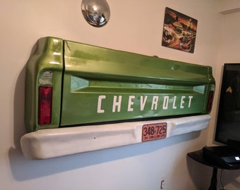 Man Cave Wall Mount Tailgate Bar. Garage Decor - Etsy