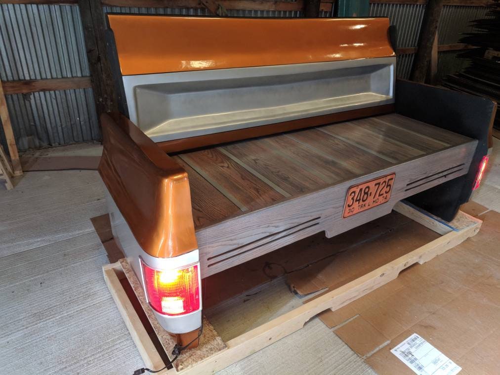 Bench Truck Bench Square Body Tailgate Mancave Decor Garage - Etsy