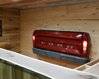 Tailgate Fold Down Bar Tailgate Wall Mount Car Art Office Garage ...
