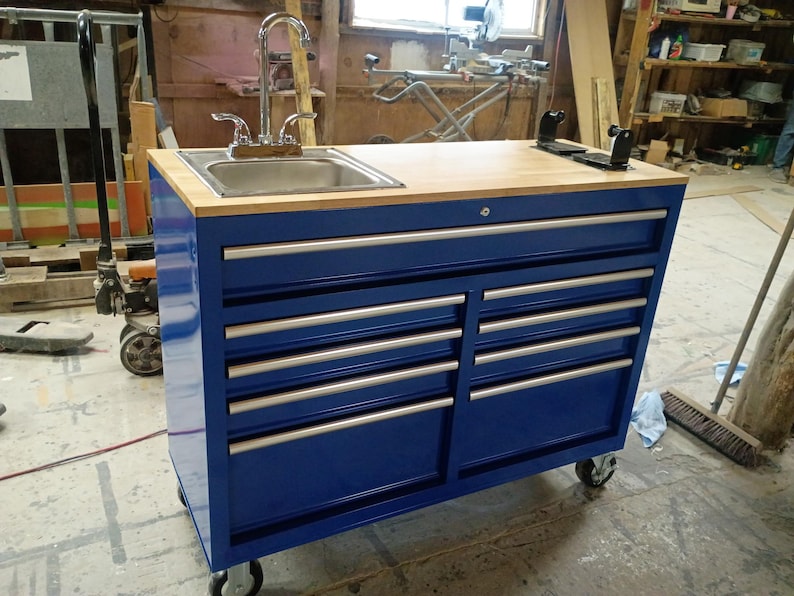 Tool Box Sink Mancave Decor. Mancave Bathroom Sink Garage Decor - Etsy