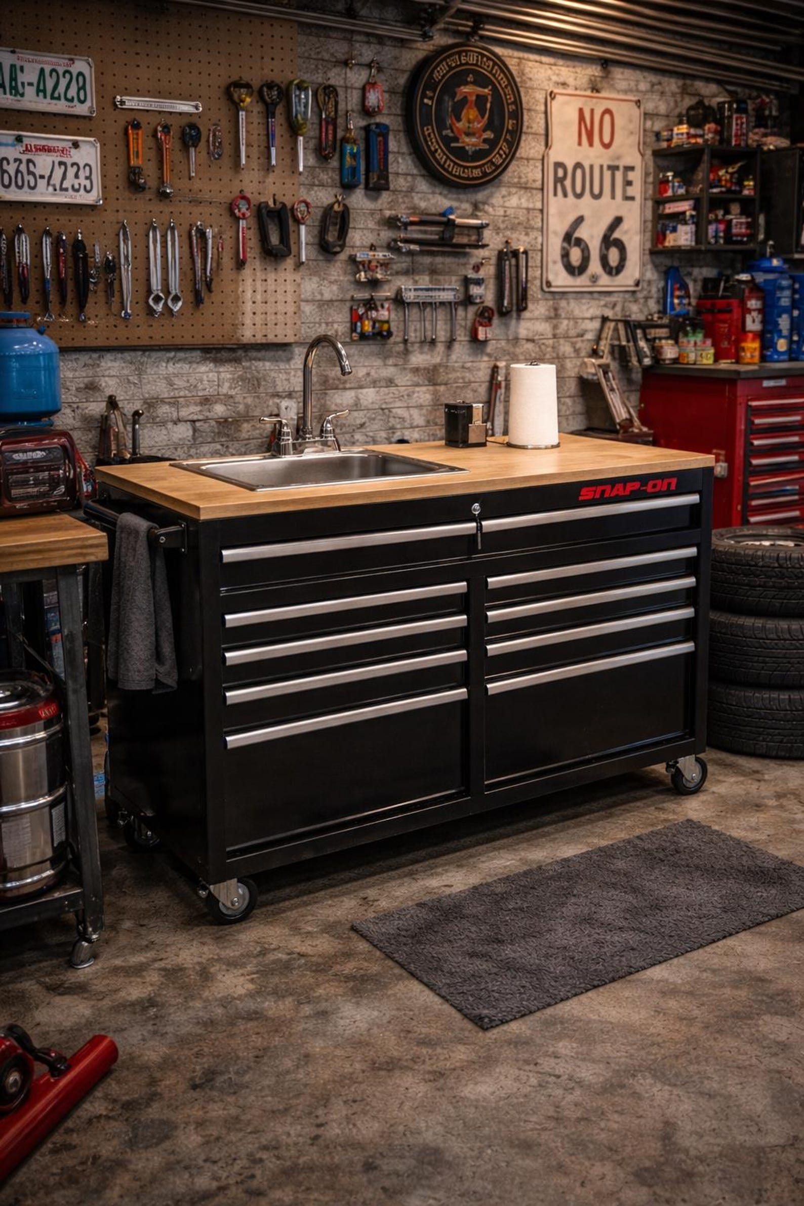 Tool Box Sink Mancave Decor. Mancave Bathroom Sink Garage Decor - Etsy