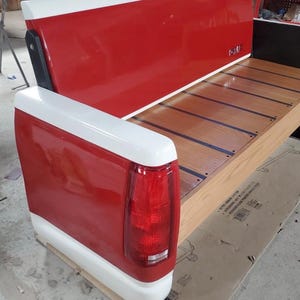 Obs Bench Truck Tailgate Bench Mancave Decor Garage Furniture Outdoor ...