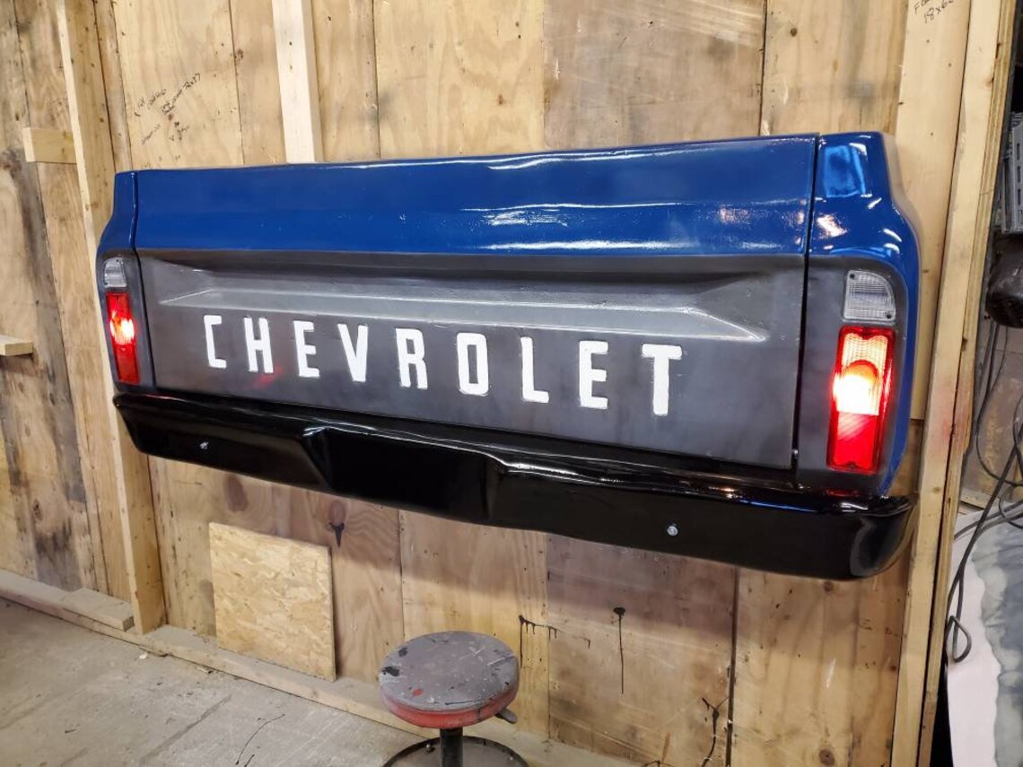 Man Cave Wall Mount Tailgate Bar. Garage Decor - Etsy