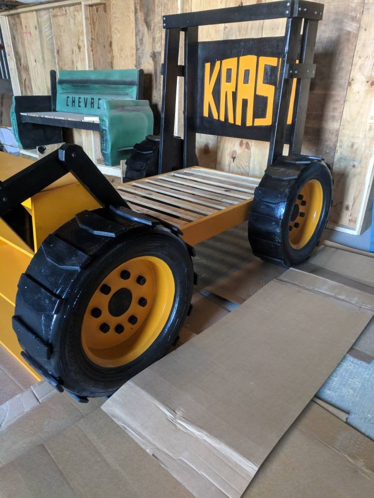 Full Size Kids Bed Tractor Bed Furniture Loader - Etsy