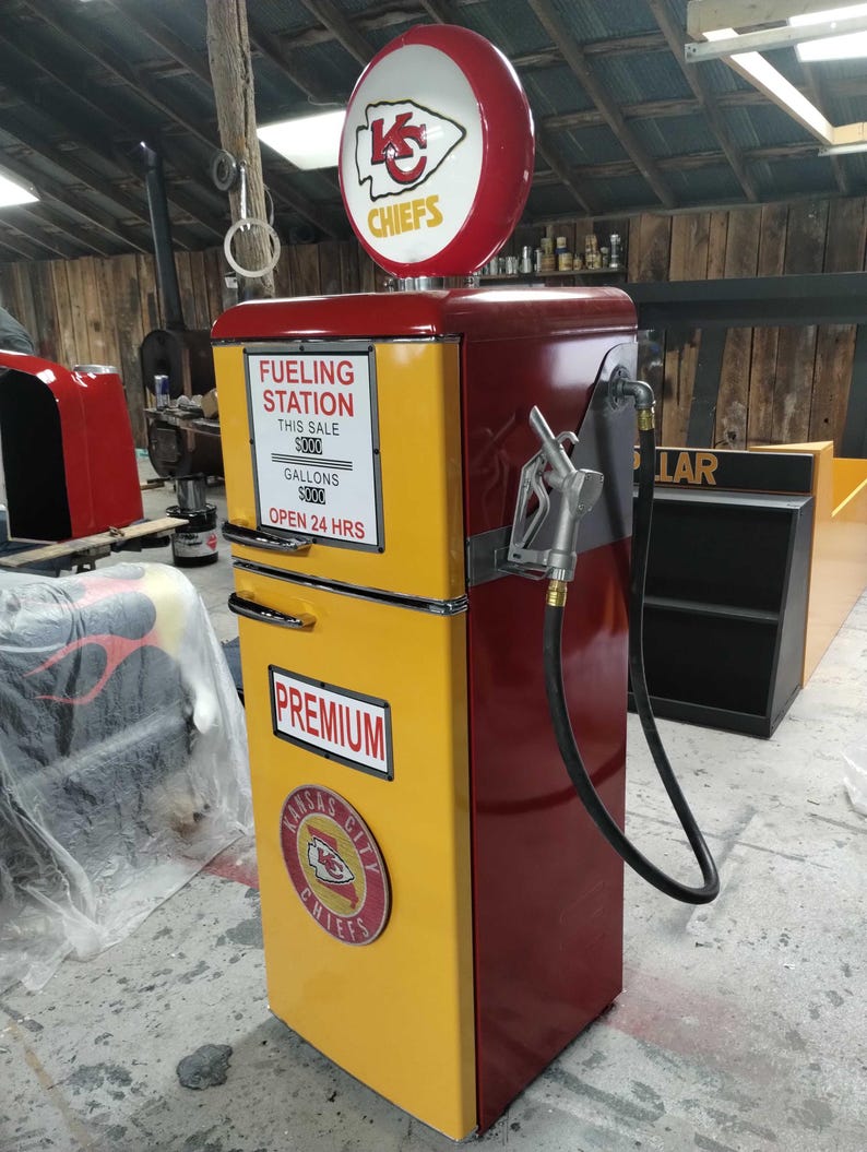 Gas Pump Fridge Mancave Decor Sports Themed. Any Team You Want. Any ...