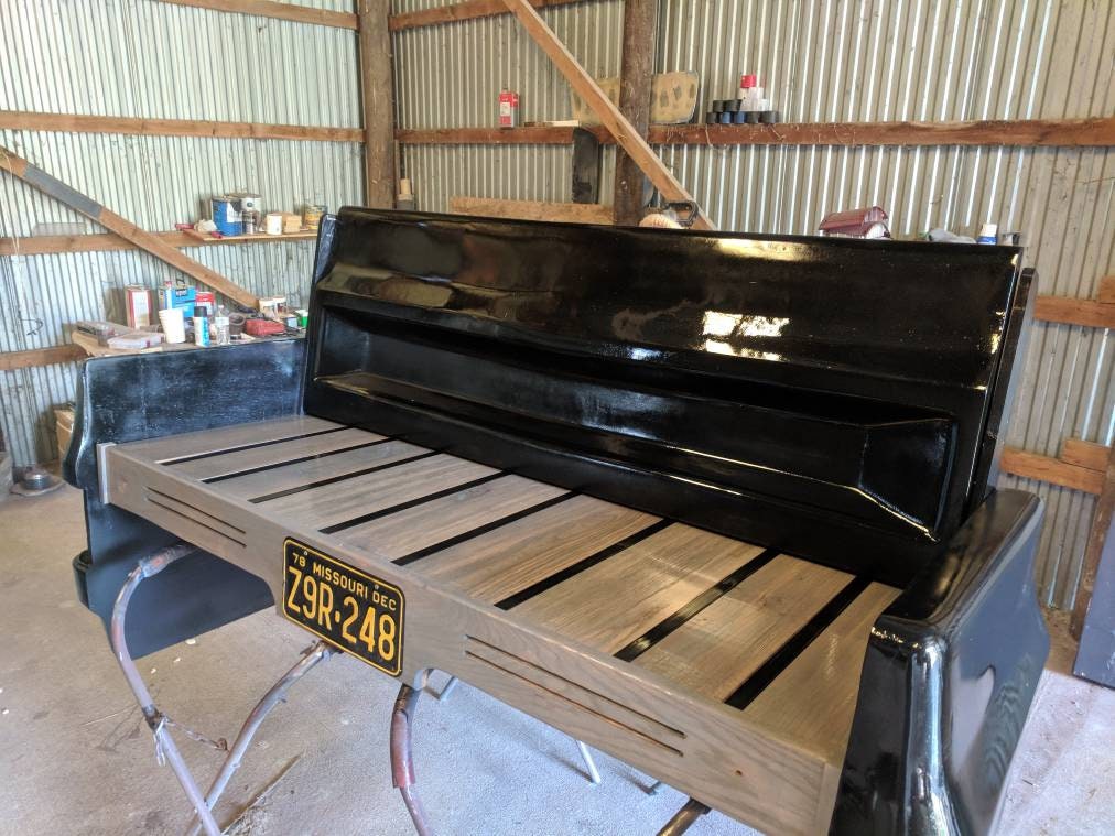 Bench Truck Bench Square Body Tailgate Mancave Decor Garage - Etsy