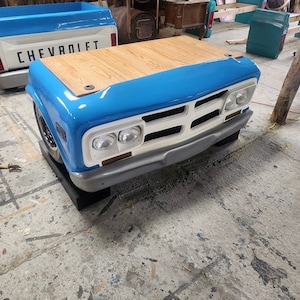 Custom Car Desk Front of a Truck Desk Mancave Furniture - Etsy