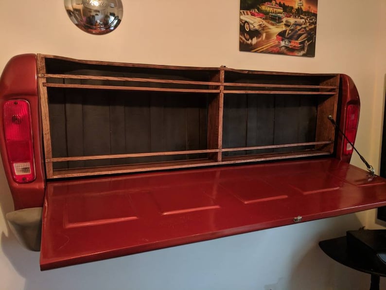 Tailgate Fold Down Bar Tailgate Wall Mount Car Art Office - Etsy