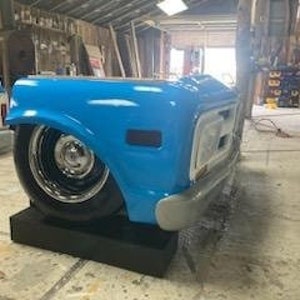 Custom Car Desk Front of a Truck Desk Mancave Furniture - Etsy