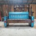 Bench Truck Bench Square Body Tailgate Mancave Decor Garage Furniture ...