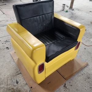 Car Chair Mancave Decor Car Parts Furniture Garage Office - Etsy