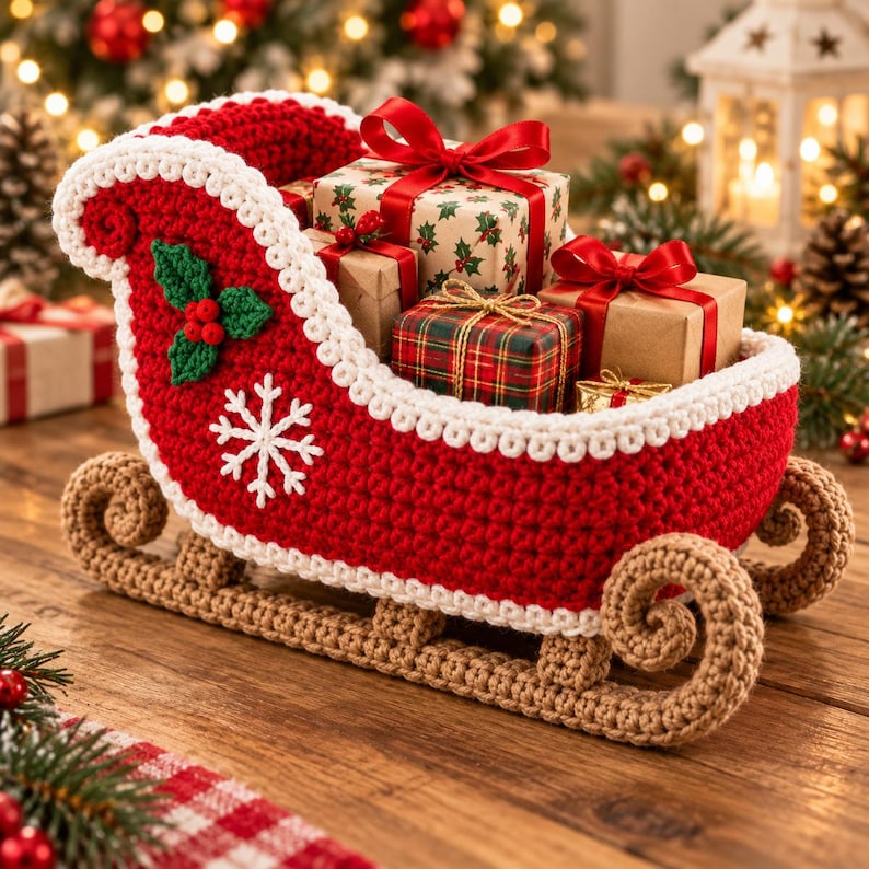 Christmas Crochet Organizer Pattern Bundle, 6 Holiday Storage Projects ...