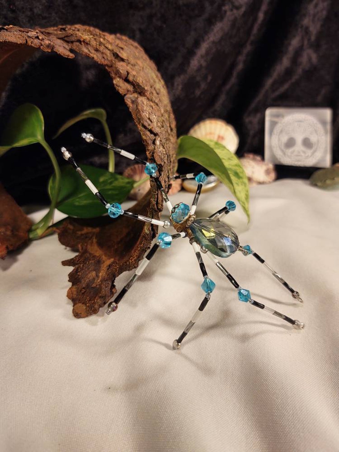 Handmade Beaded Spider Figurine: Beetlejuice Legs Decor - Etsy