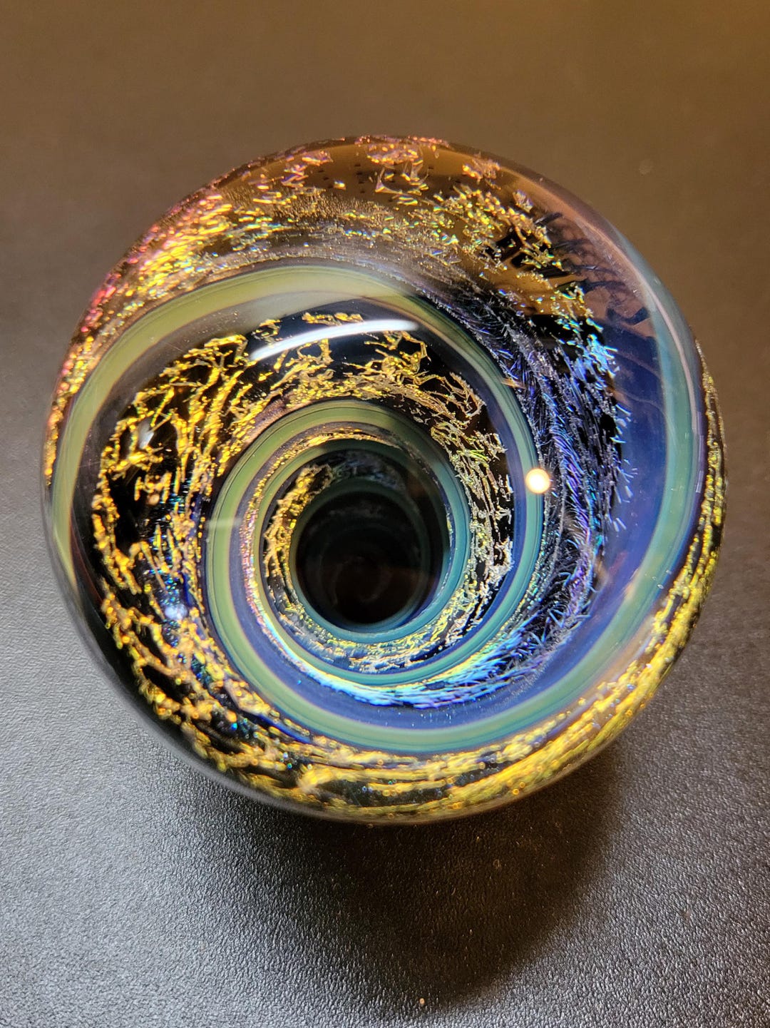 2.1" (53mm) Rainbow Dichroic Vortex Marble - Etsy
