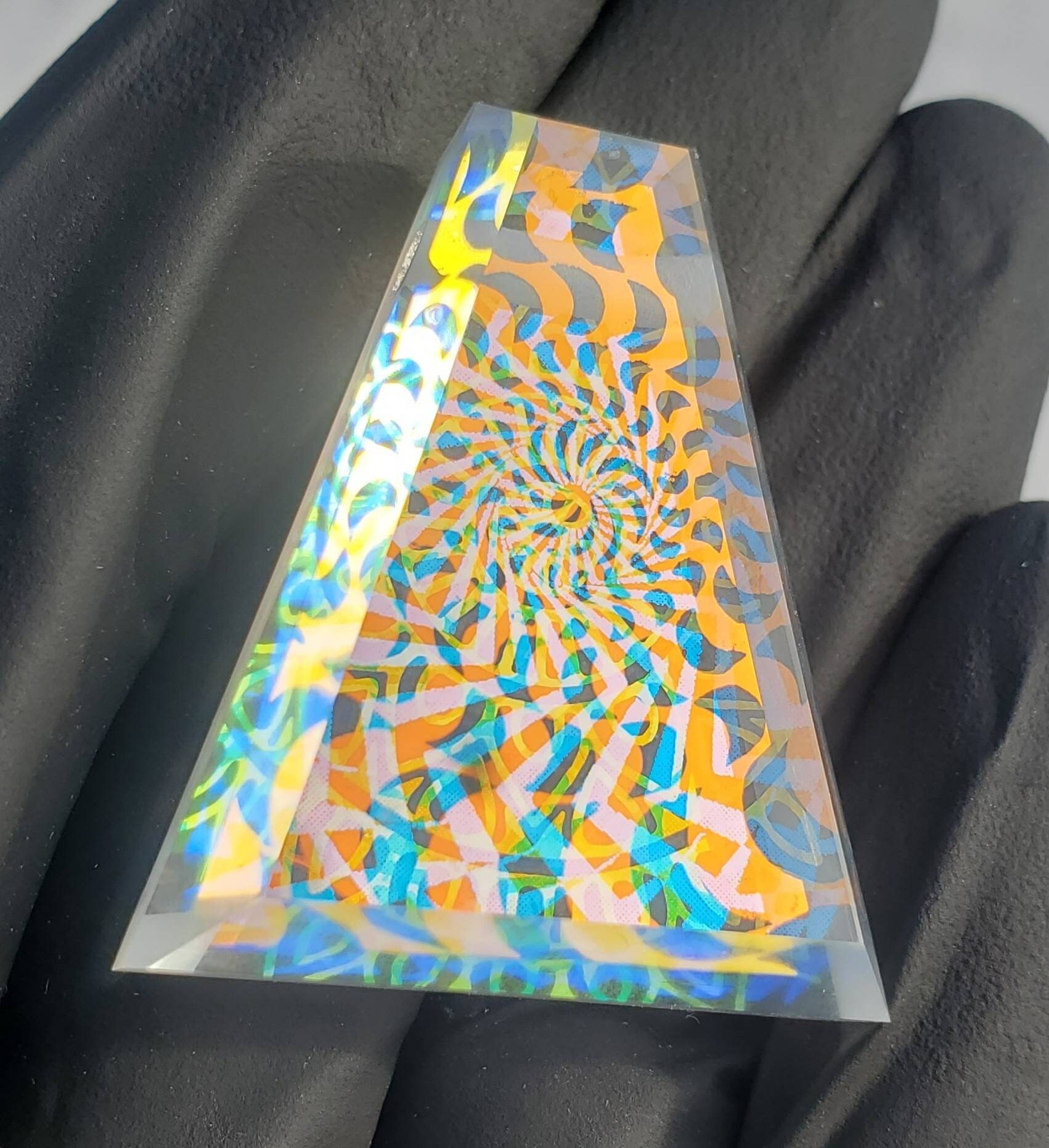 Glass Art Art & Collectibles Glass Sculptures & Figurines Reversal Dot ...