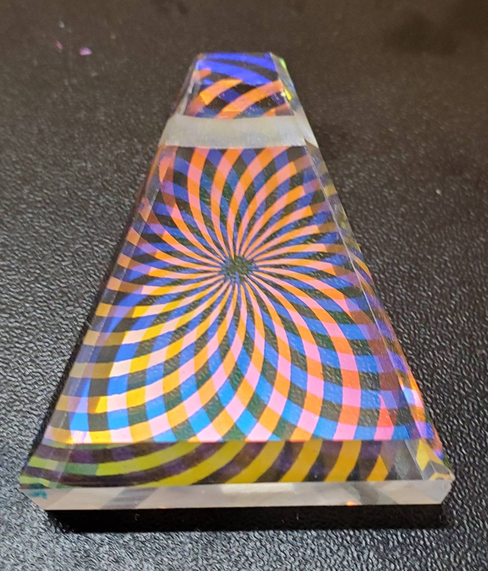 Glass Art Art & Collectibles Glass Sculptures & Figurines Reversal Dot ...