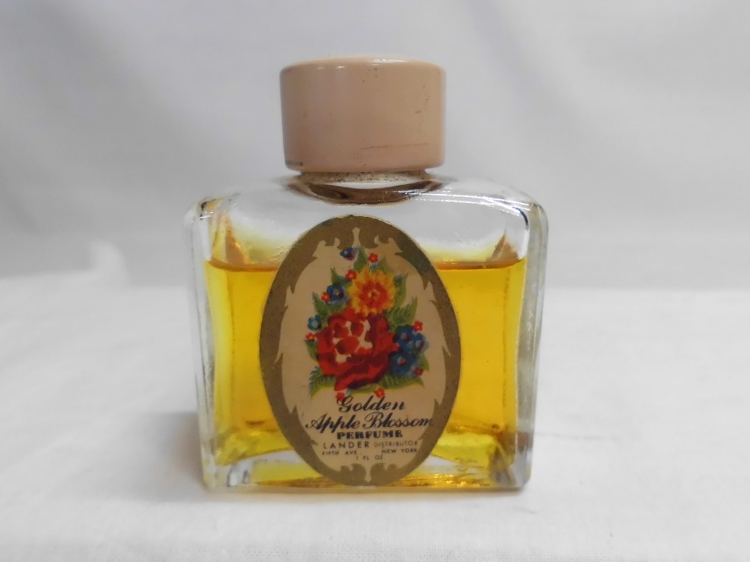 Golden Apple Blossom Perfume 1 Oz Lander Distributor 90% Full Vintage ...