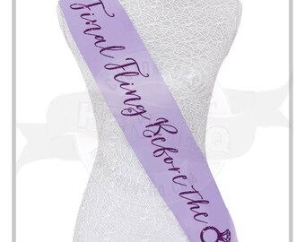 Thirty-licious 30th birthday sash any color | Etsy