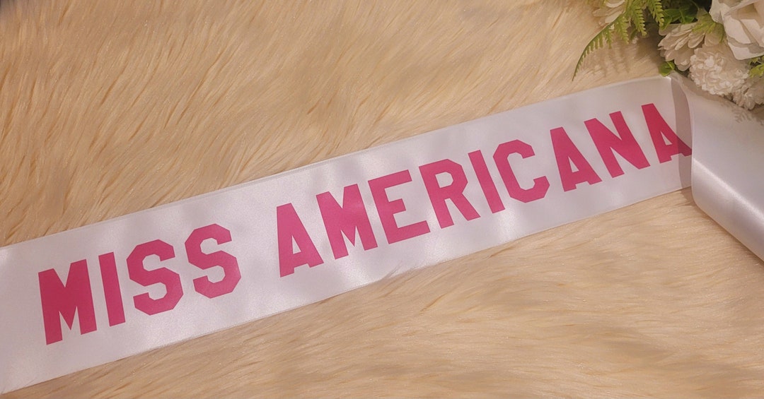 Miss American Tayswift Personalized Sash. Your Choice of Sash Color ...