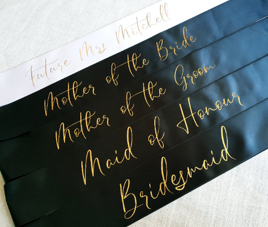 Your Text Custom Personalized Sash. Your Choice of Sash Color - Etsy ...