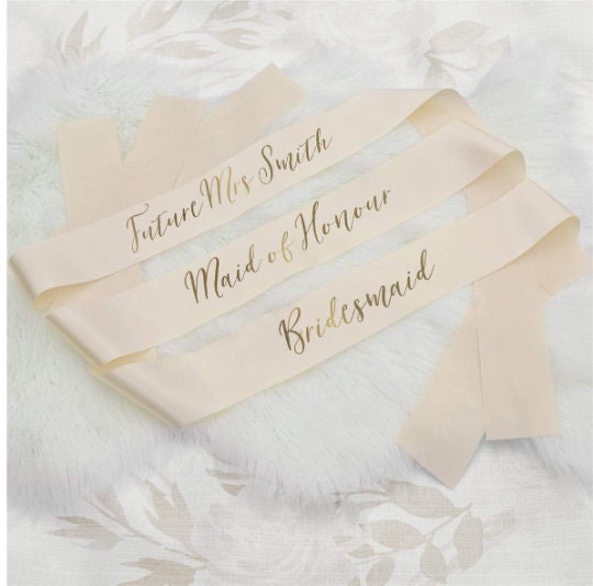 Your Text Custom Personalized Sash. Your Choice of Sash Color - Etsy ...