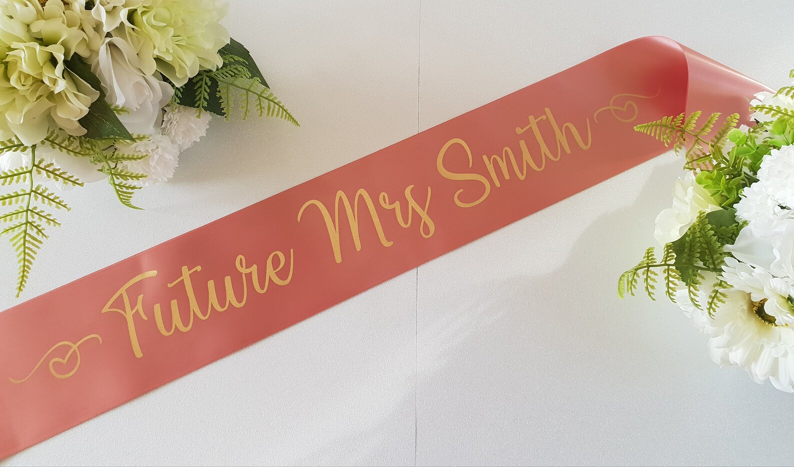Custom Bride to Be Future Mrs Personalized Bachelorette Bride Sash ...