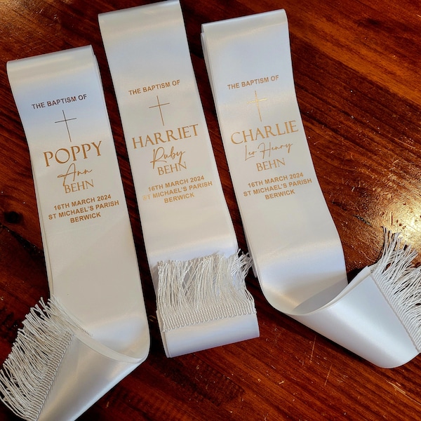 Baptism Stole - Etsy