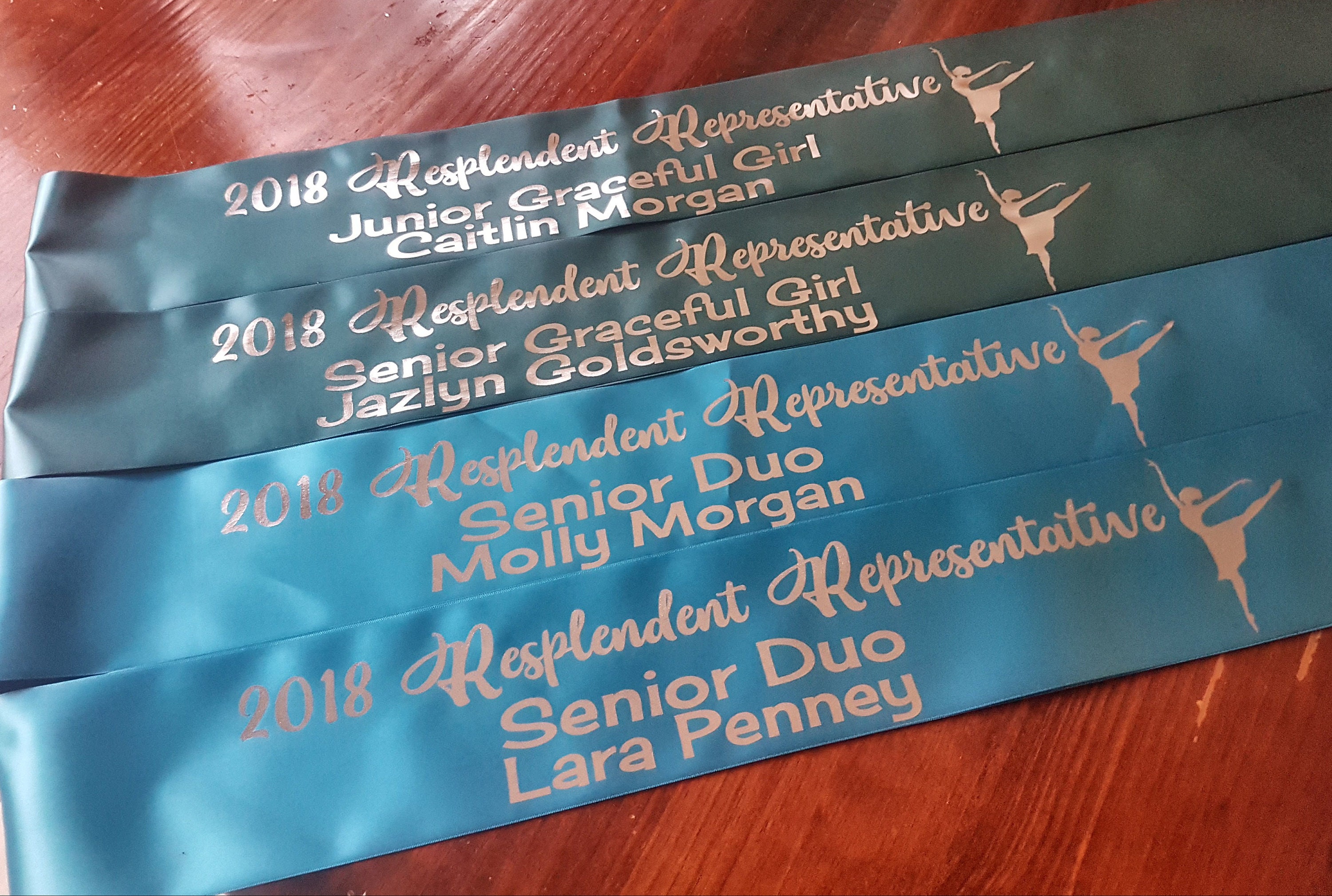 Personalized Competition Sash With Tassels - Your Choice of Wording and ...