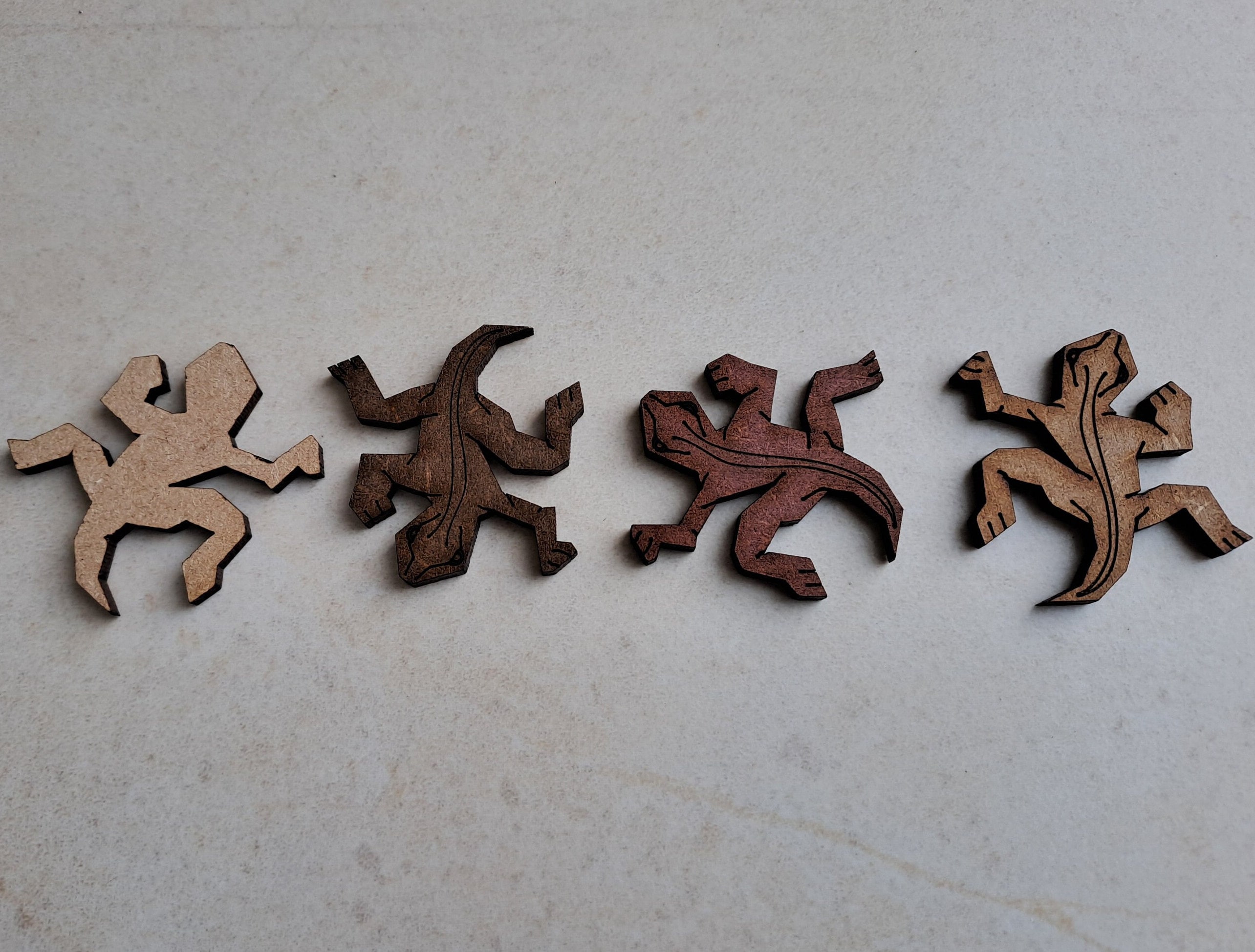 27pcs Lizard Tiles - Escher Tessellation - Etsy