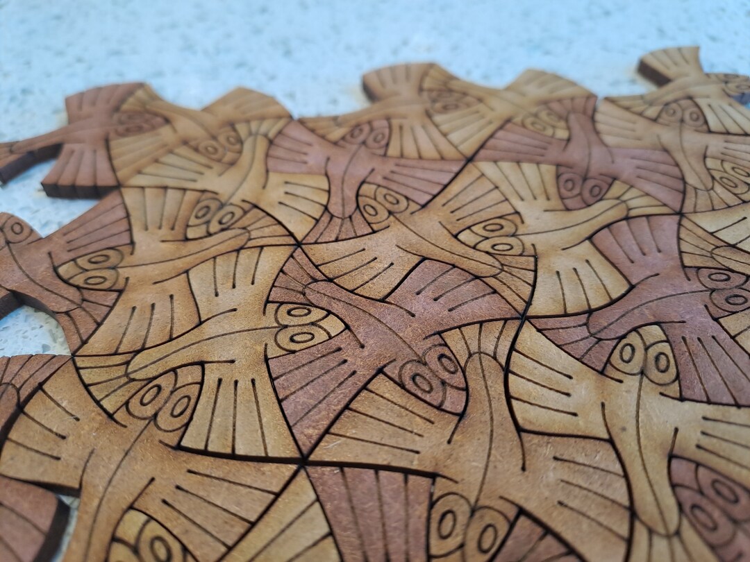 27pcs Fish Tiles Escher Tessellation - Etsy