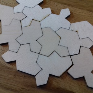 24pcs Spectre Tiles Einstein Tiles Aperiodic Monotile. - Etsy