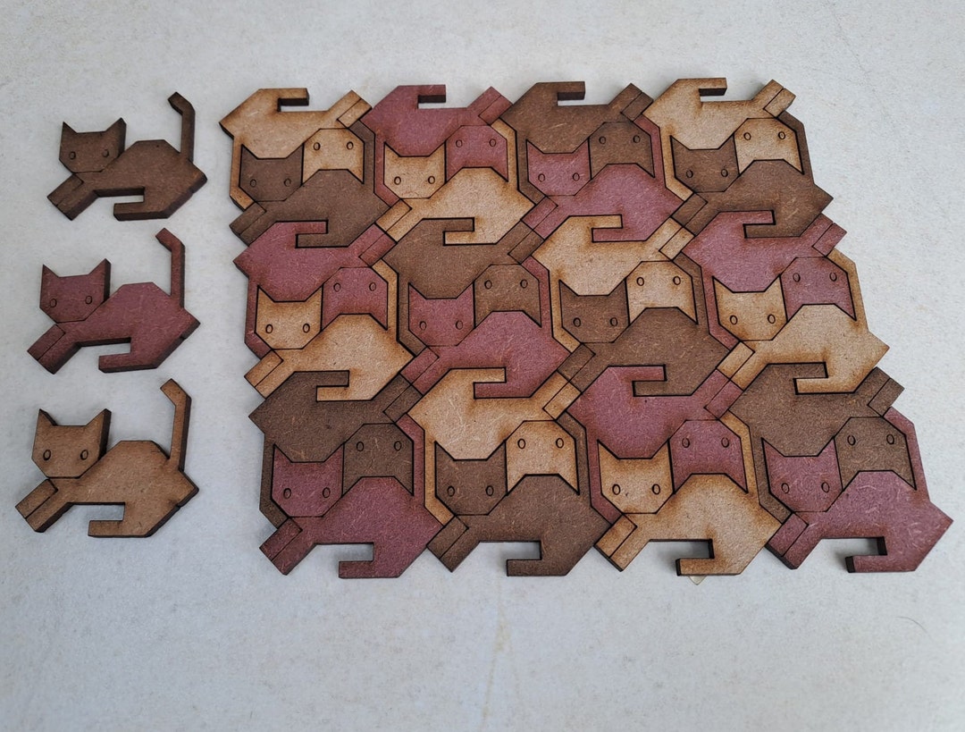 27pcs Tessellating Cat Tiles - Etsy