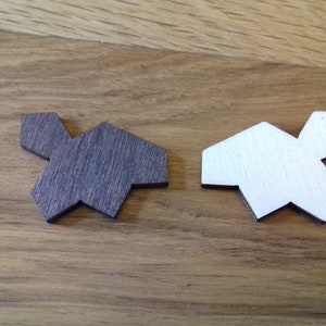 24pcs Spectre Tiles Einstein Tiles Aperiodic Monotile. - Etsy