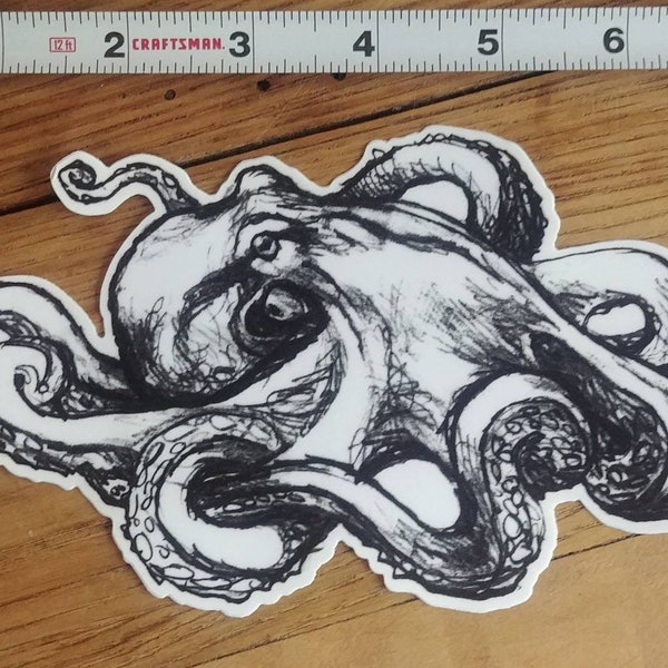 Octopus Decal - Etsy