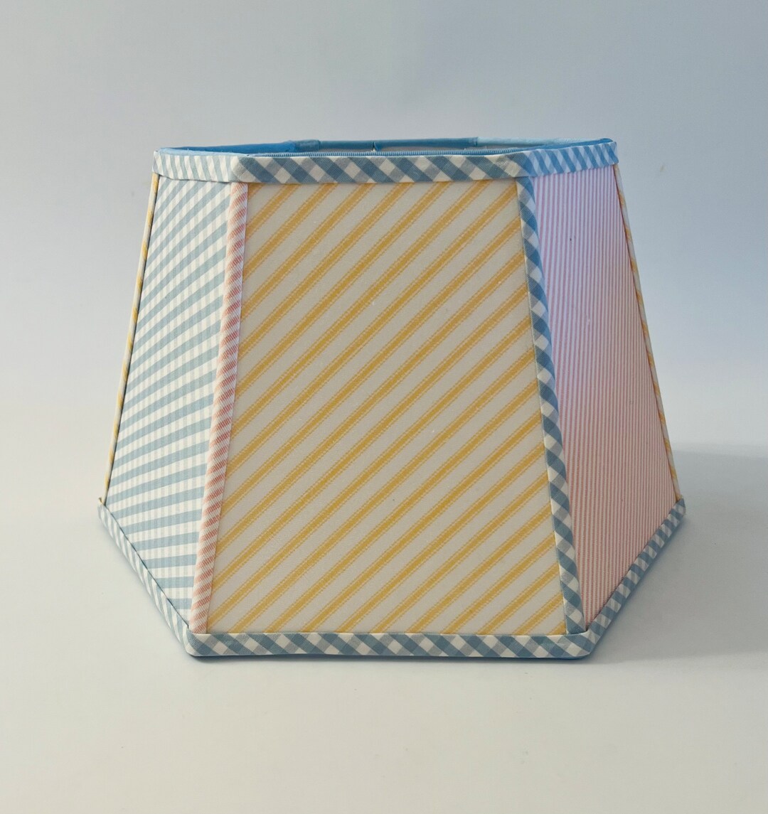 Pastel Lamp Shade, Nursery Lamp Shade, Baby's Room Lamp Shade ...