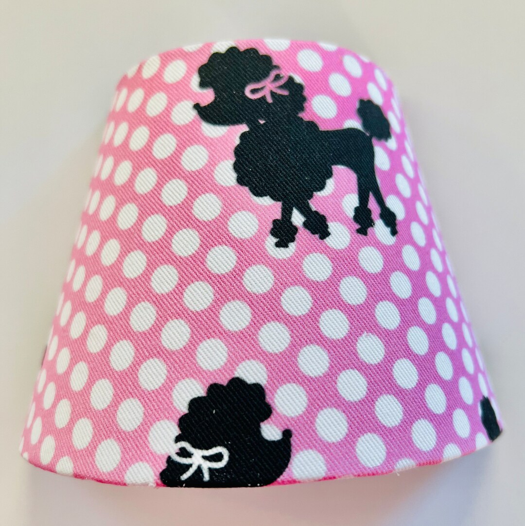 Poodle Nightlight Pink Poodle Decor Pink Polka Dots Poodle - Etsy