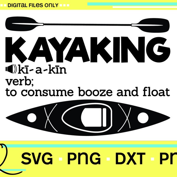 Kayaking Svg - Etsy