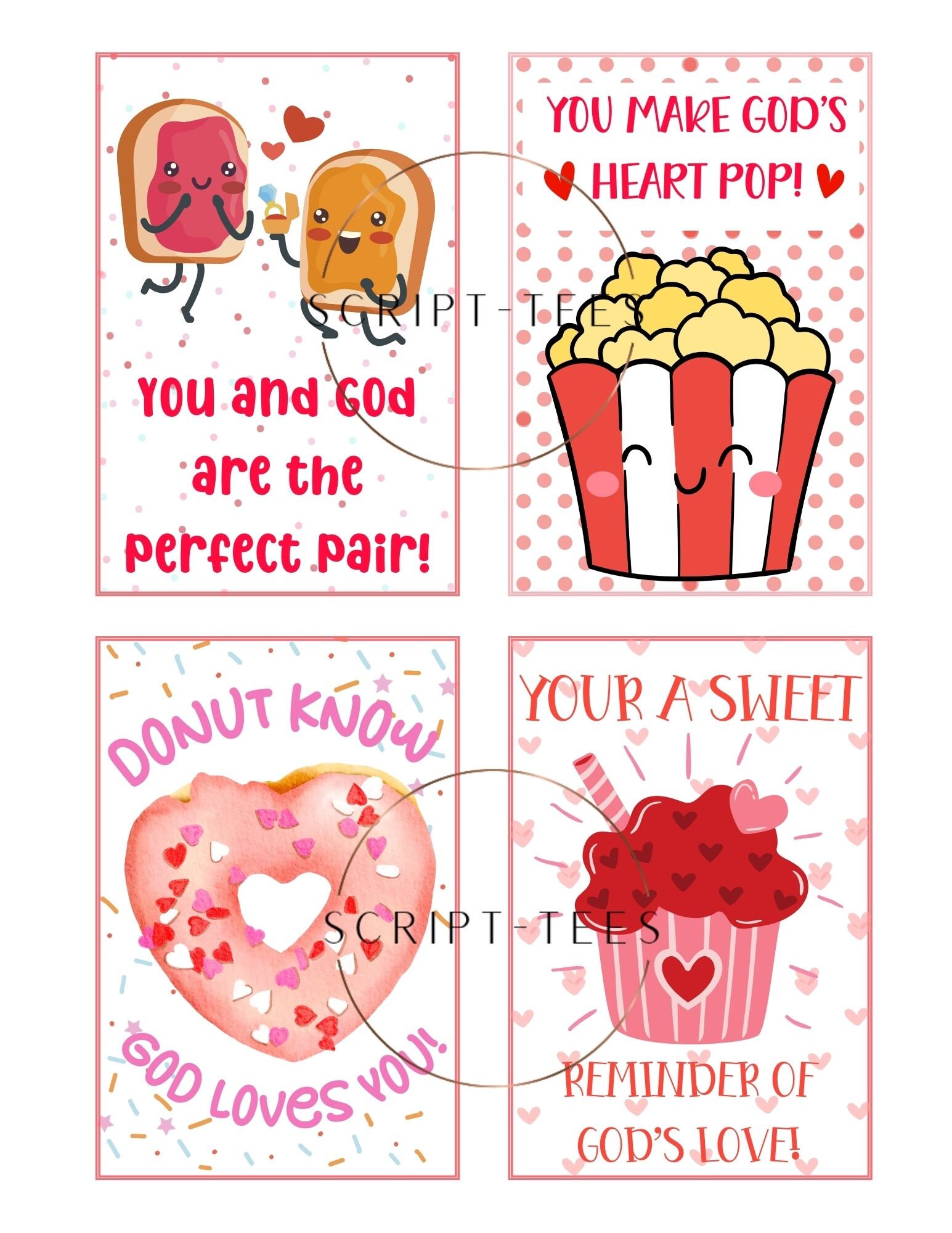 God Loves You Valentines Card | Christian Valentine's for Kids ...