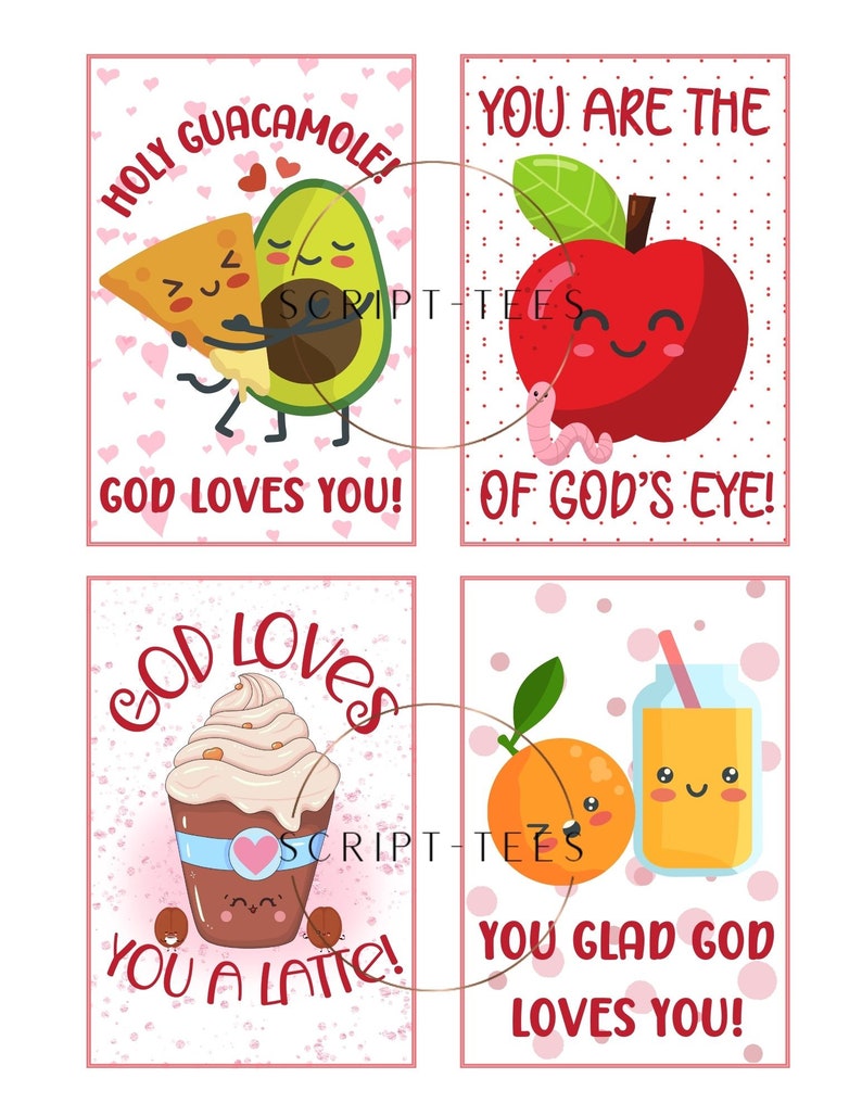 God Loves You Valentines Card | Christian Valentine's for Kids ...