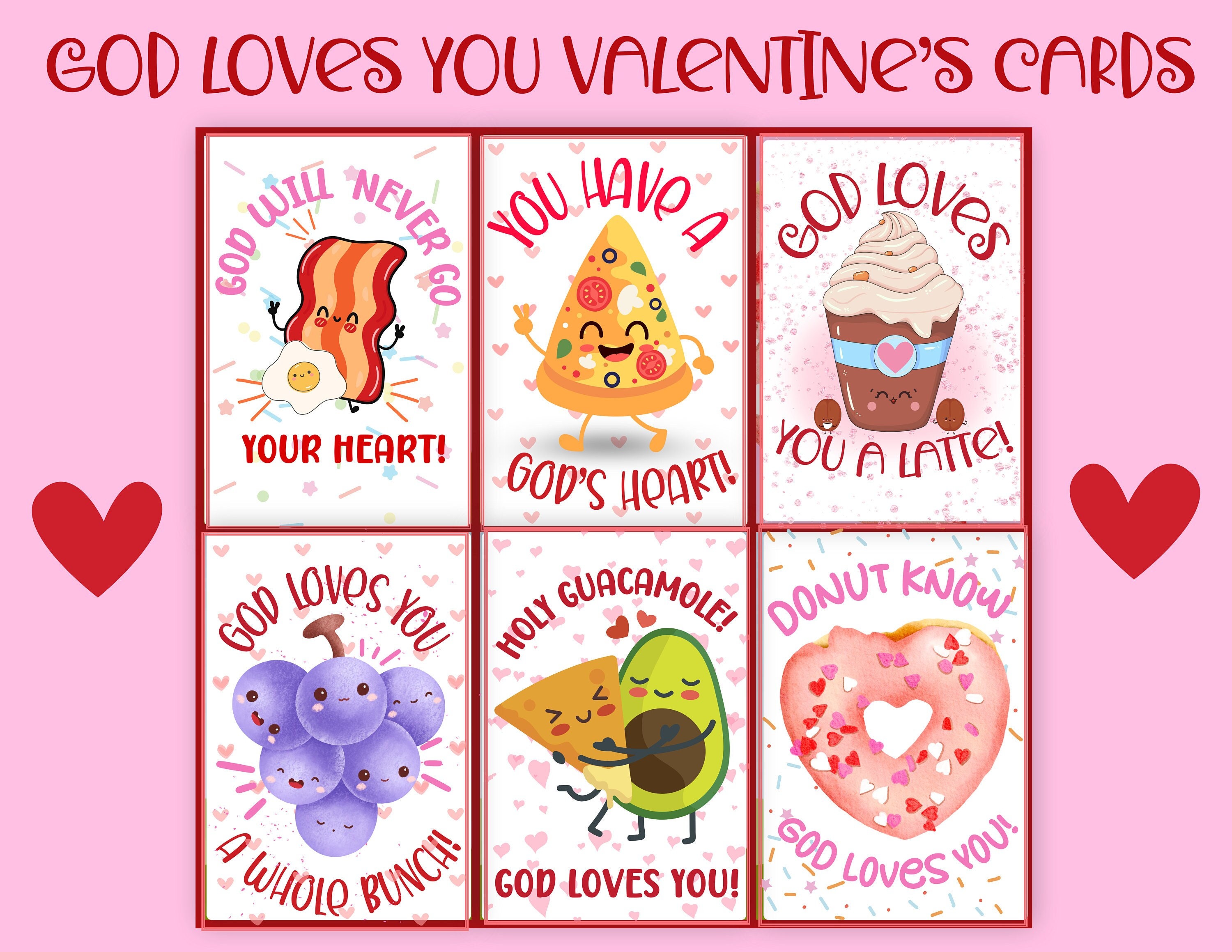 God Loves You Valentines Card | Christian Valentine's for Kids ...