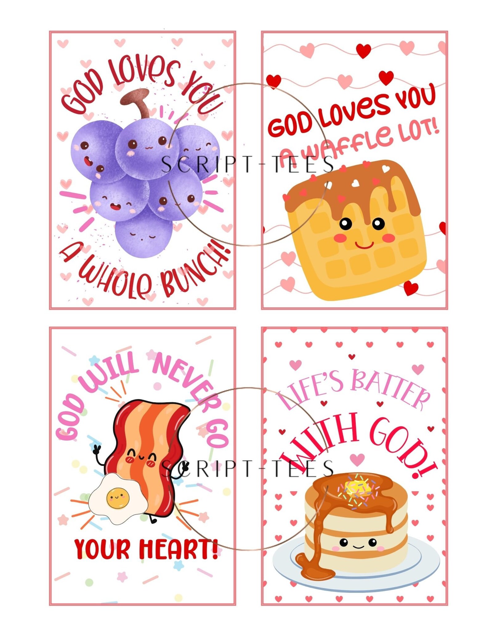 God Loves You Valentines Card | Christian Valentine's for Kids ...