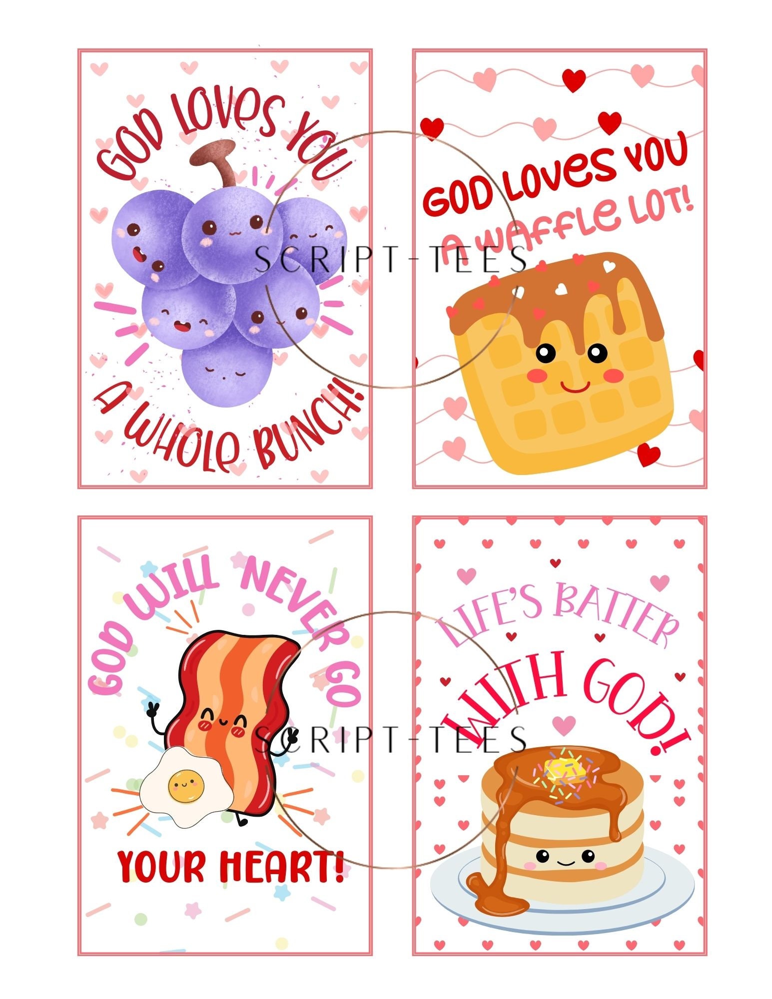 God Loves You Valentines Card | Christian Valentine's for Kids ...