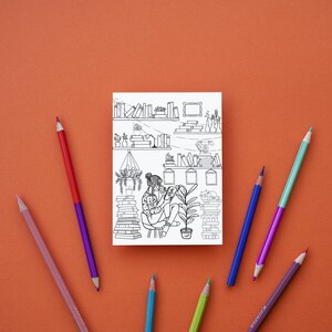Coloring Page Reading Tracker Coloring Page BOHO Reading Log Printable ...