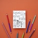 Coloring Page Reading Tracker Coloring Page BOHO Reading Log Printable ...